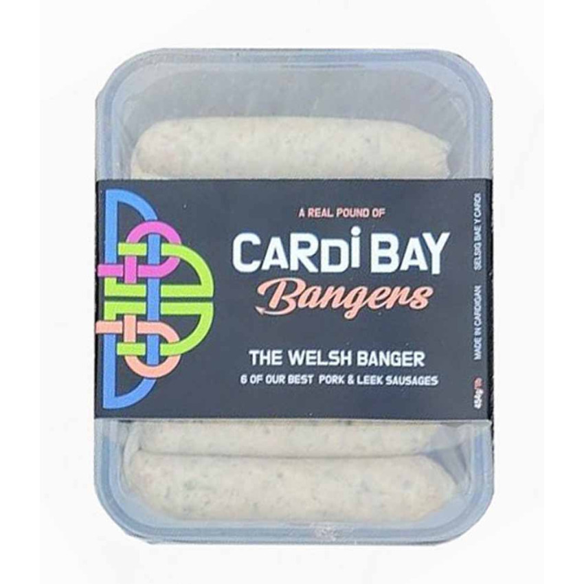 Blas ar Fwyd Website - Cardi Bay Bangers, The Welsh Banger, 460g, 6 sausages